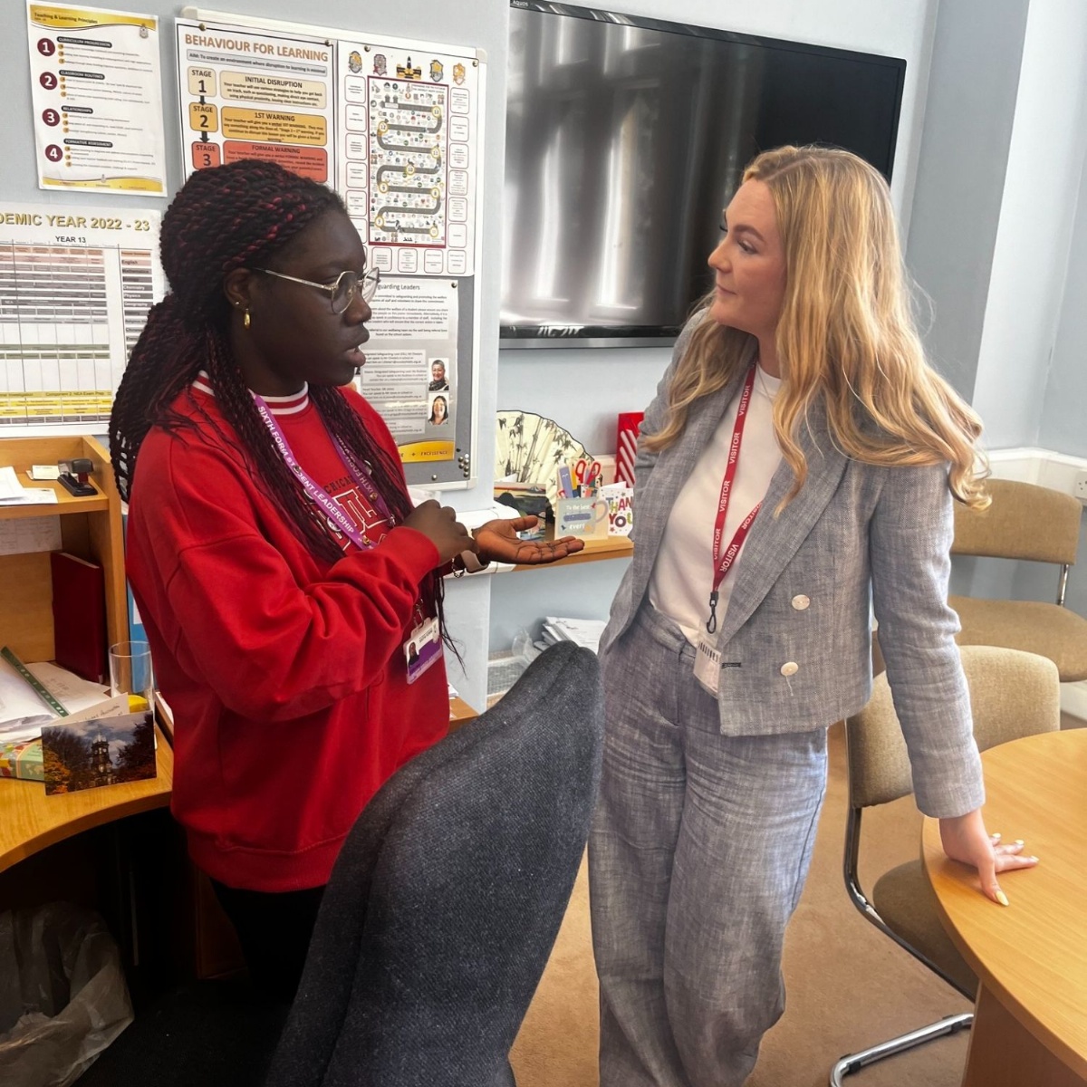 The Crossley Heath School - A Visit from Kate Dearden MP